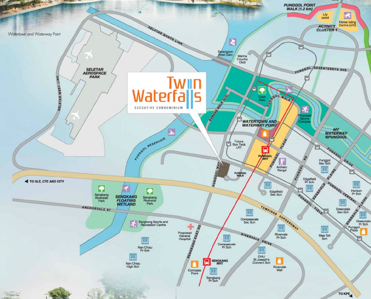 Twin Waterfalls EC Singapore - Resale Executive Condo in Punggol, D19